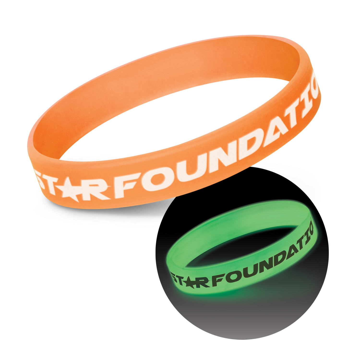 Silicone Wrist Band - Glow in the Dark | CBS Printing