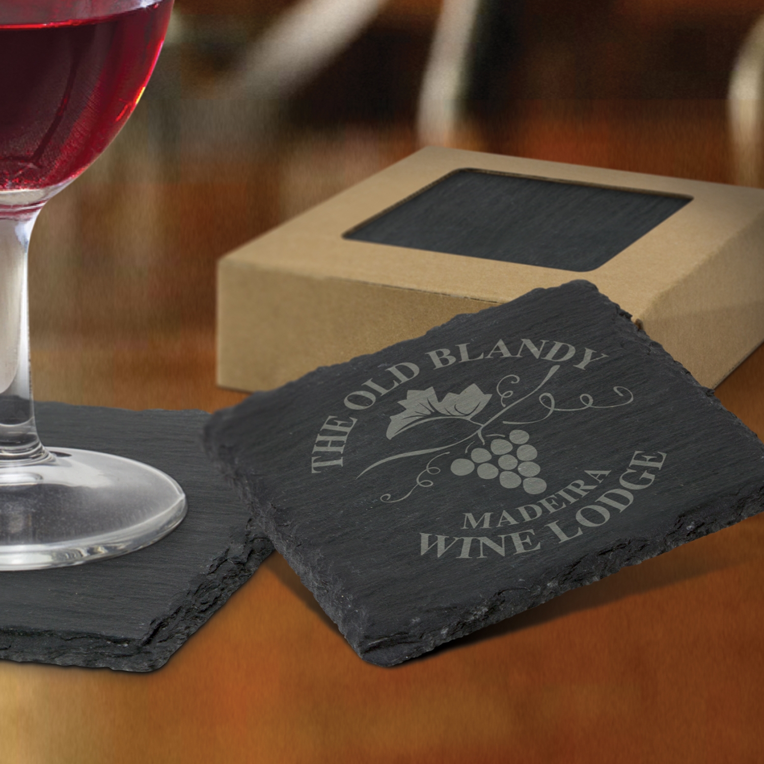 TRENDS | Slate Coaster - Set of 4