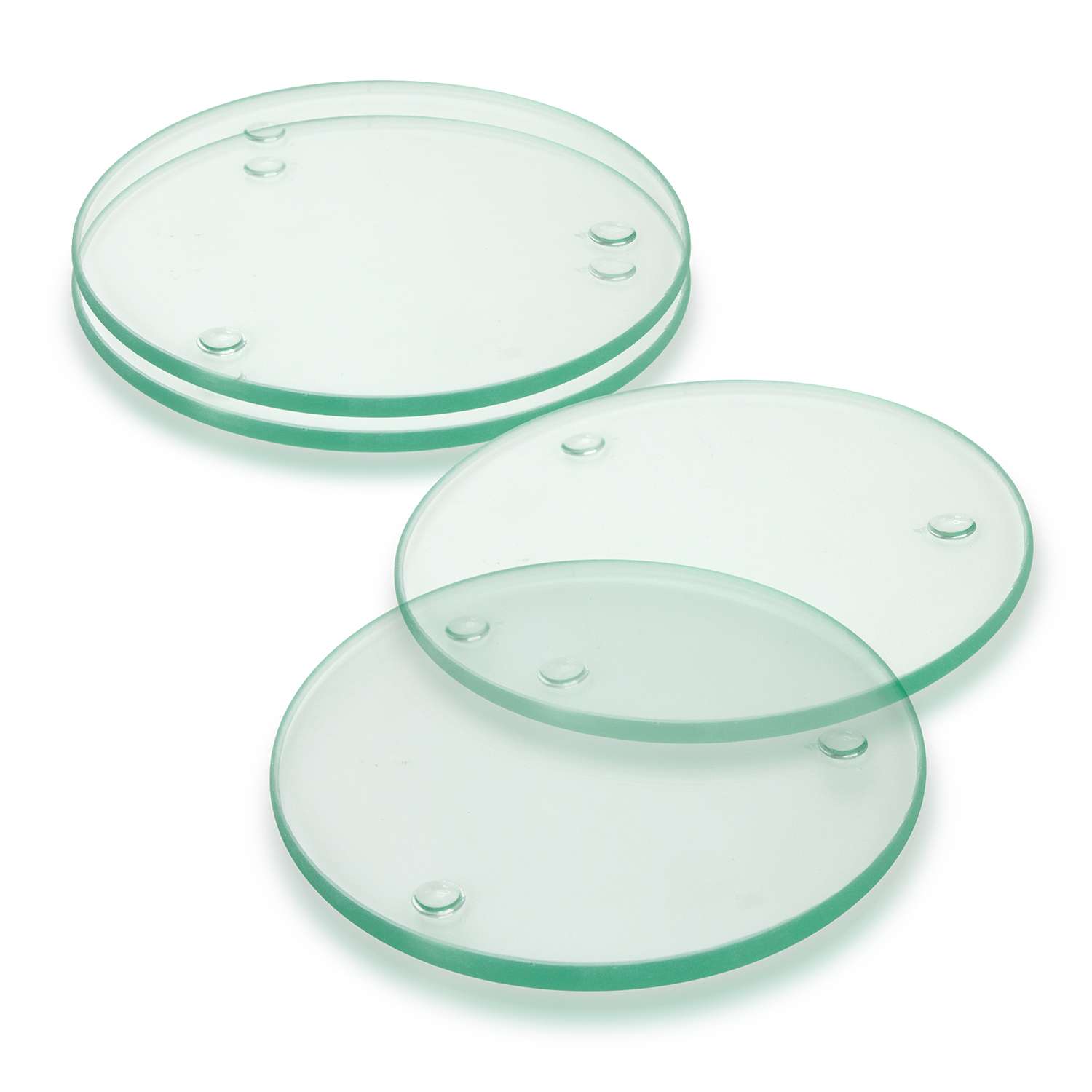 TRENDS | Venice Glass Coaster - Set of 4 - Round