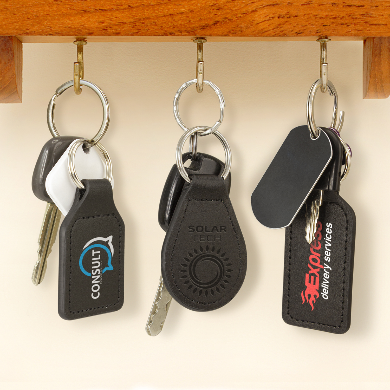 TRENDS | Prince Leather Key Ring - Round