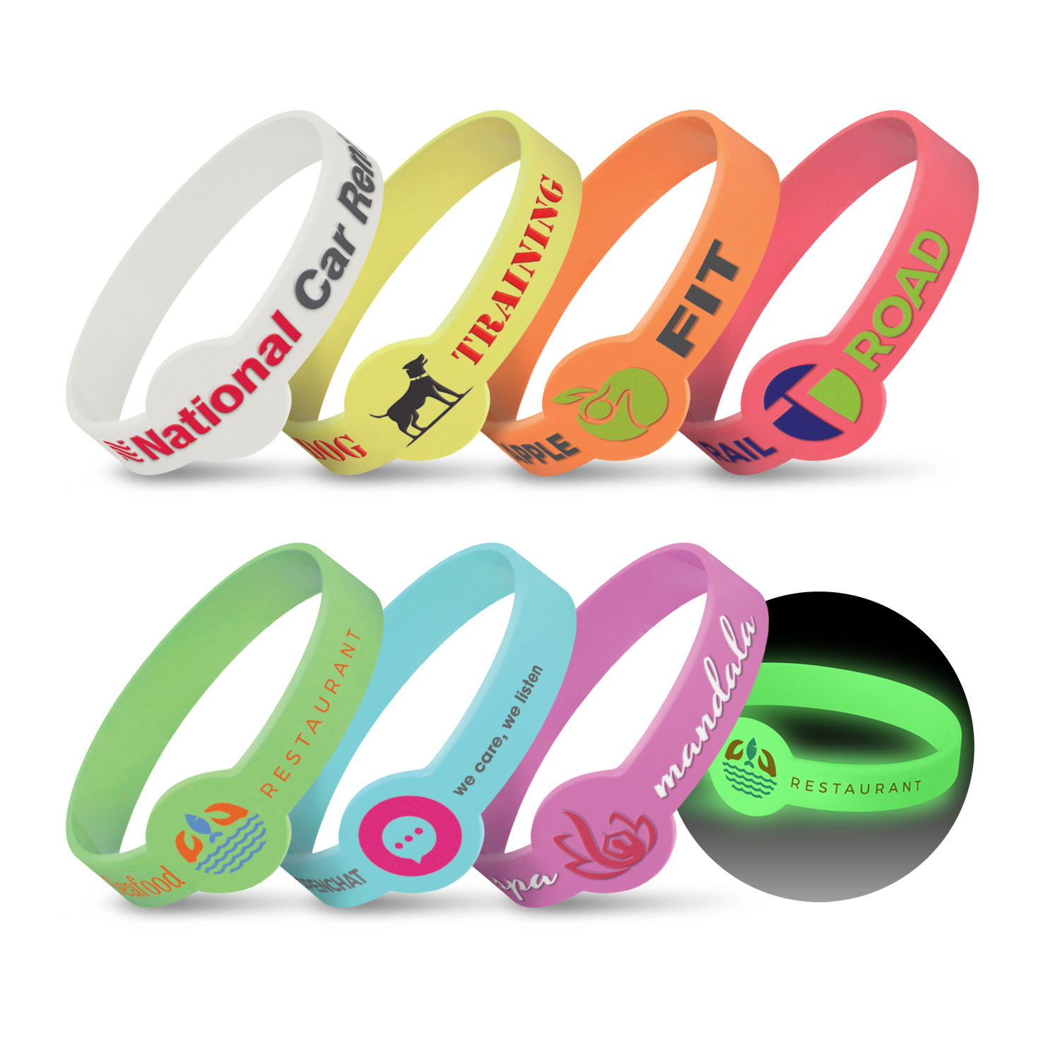TRENDS | Xtra Silicone Wrist Band - Glow in the Dark