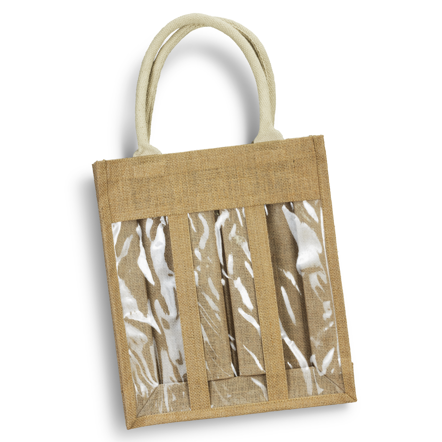 TRENDS | Serena Jute Triple Wine Carrier