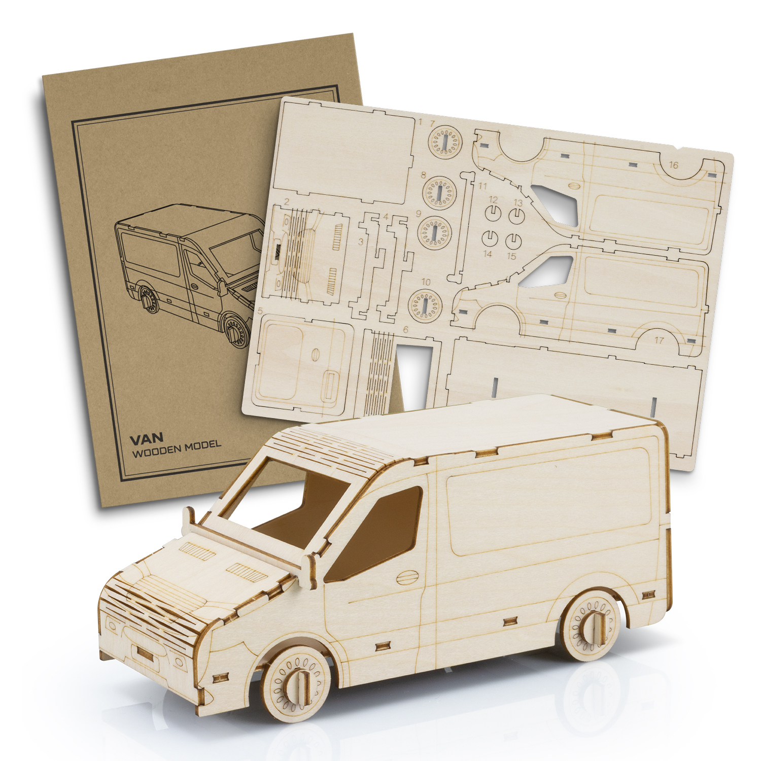 TRENDS | BRANDCRAFT Van Wooden Model