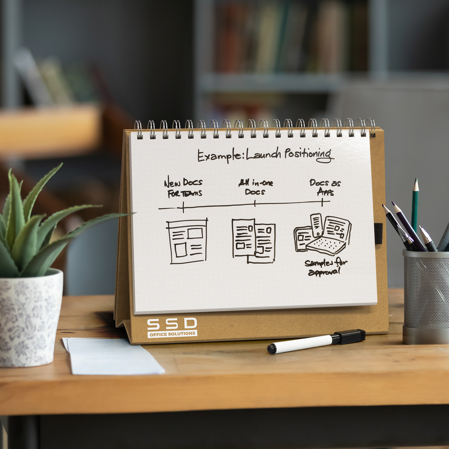 TRENDS | Desk Whiteboard Notebook