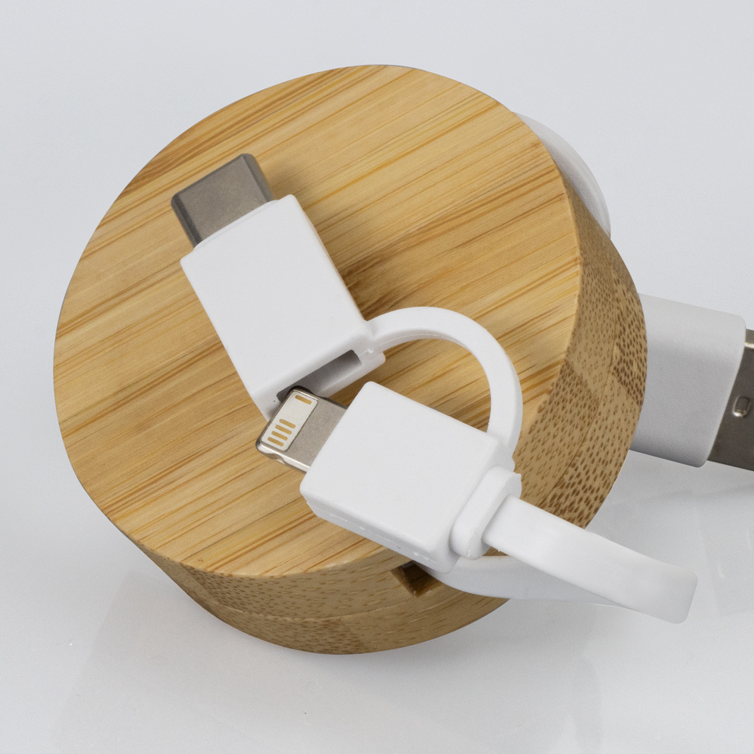 TRENDS | Bamboo Retractable Charging Cable