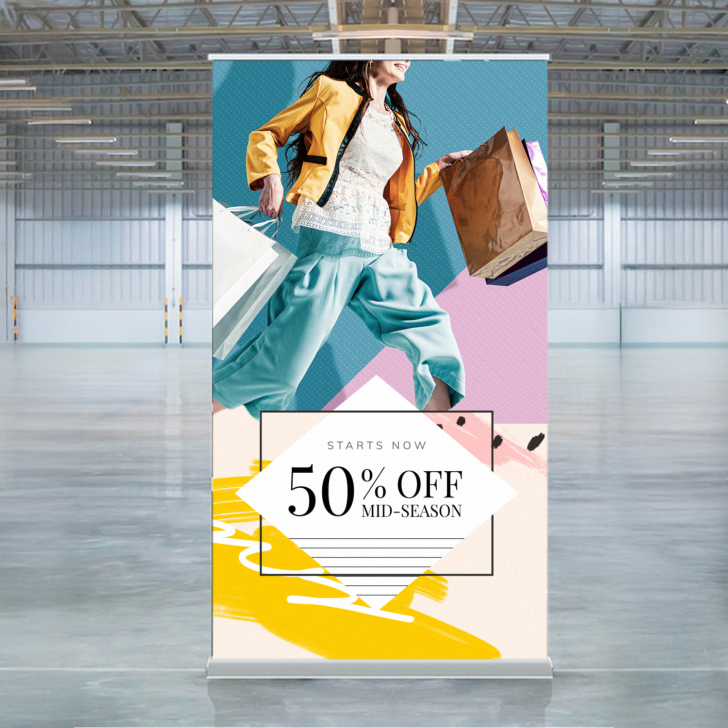 TRENDS | Luxury Pull Up Banner Wide