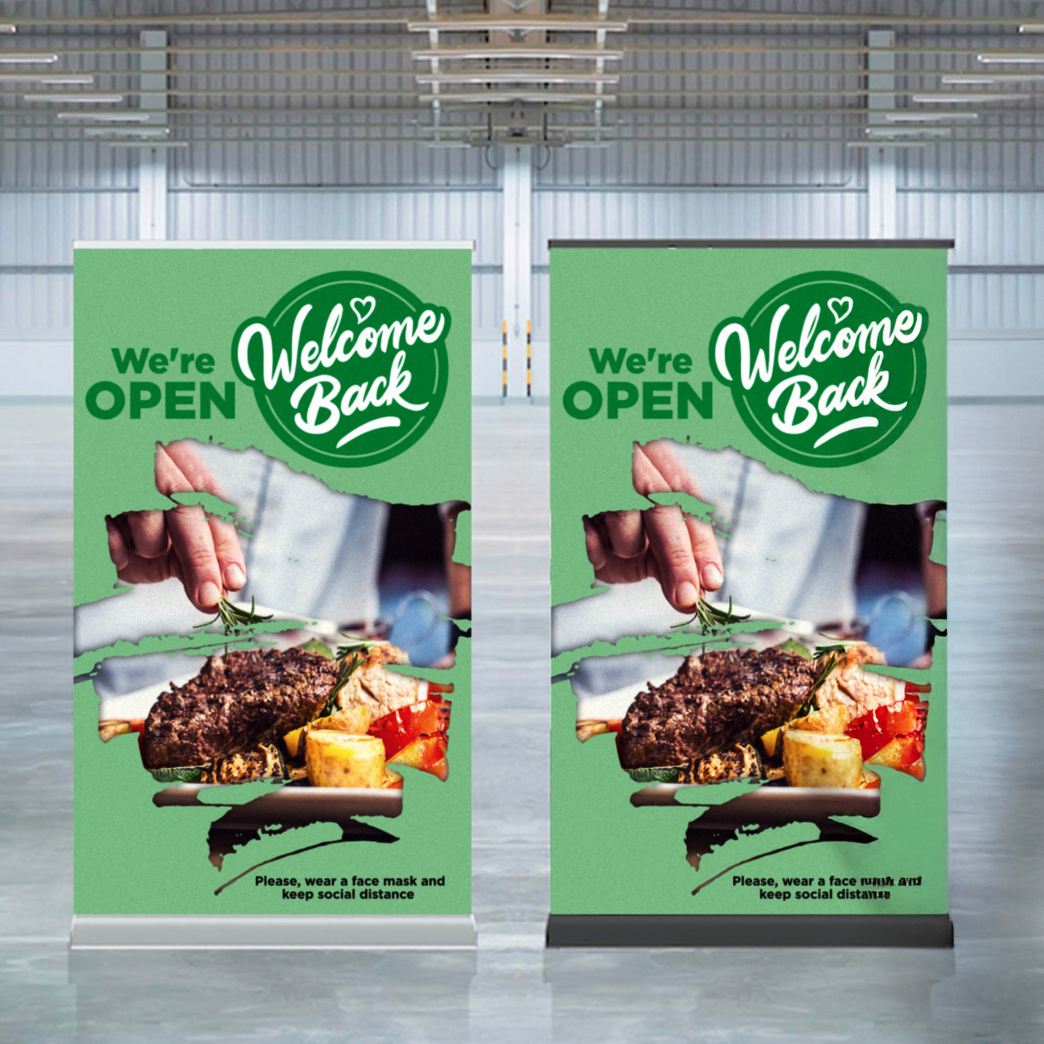 TRENDS | Luxury Pull Up Banner (SC Approved)