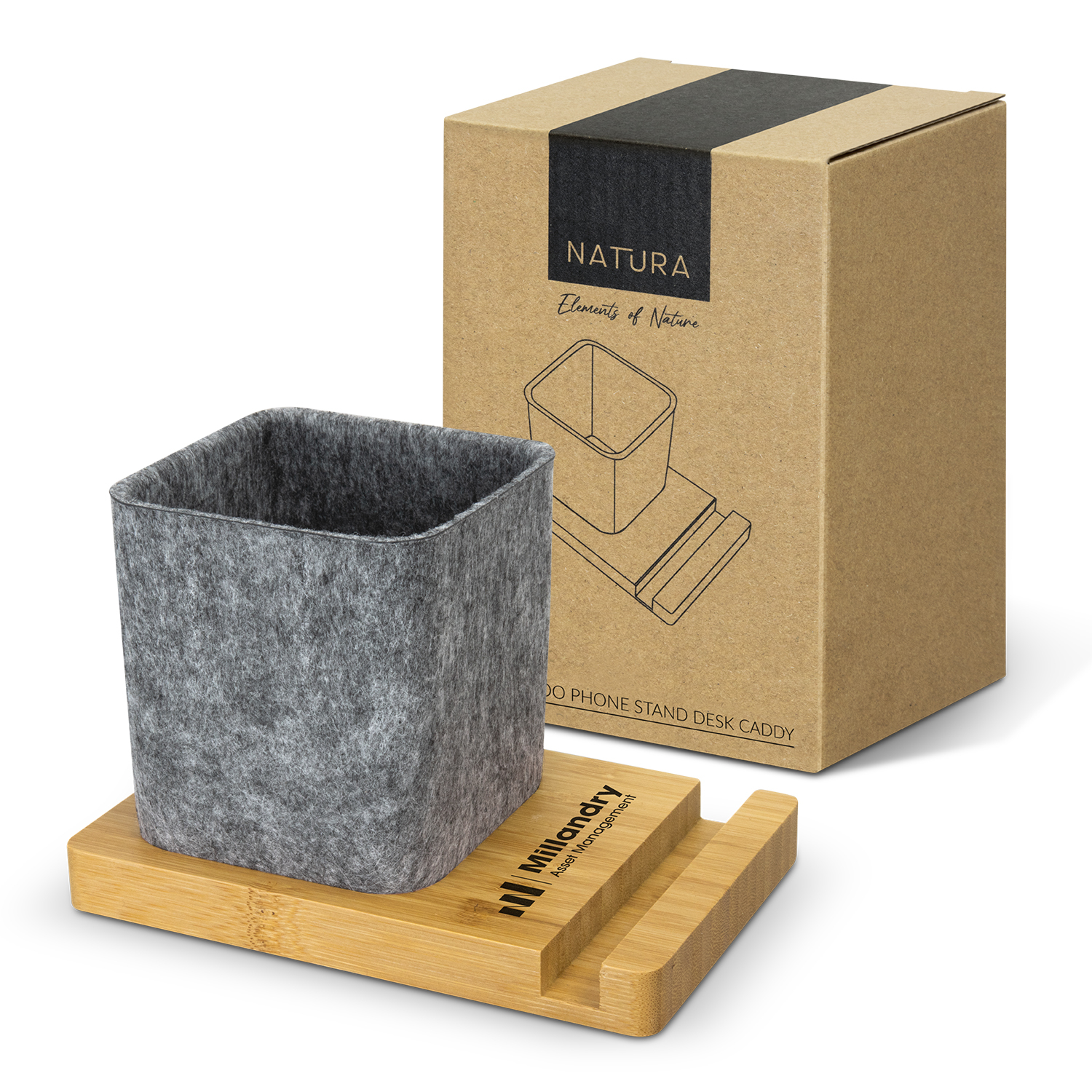 TRENDS | NATURA Bamboo Phone Stand Desk Caddy