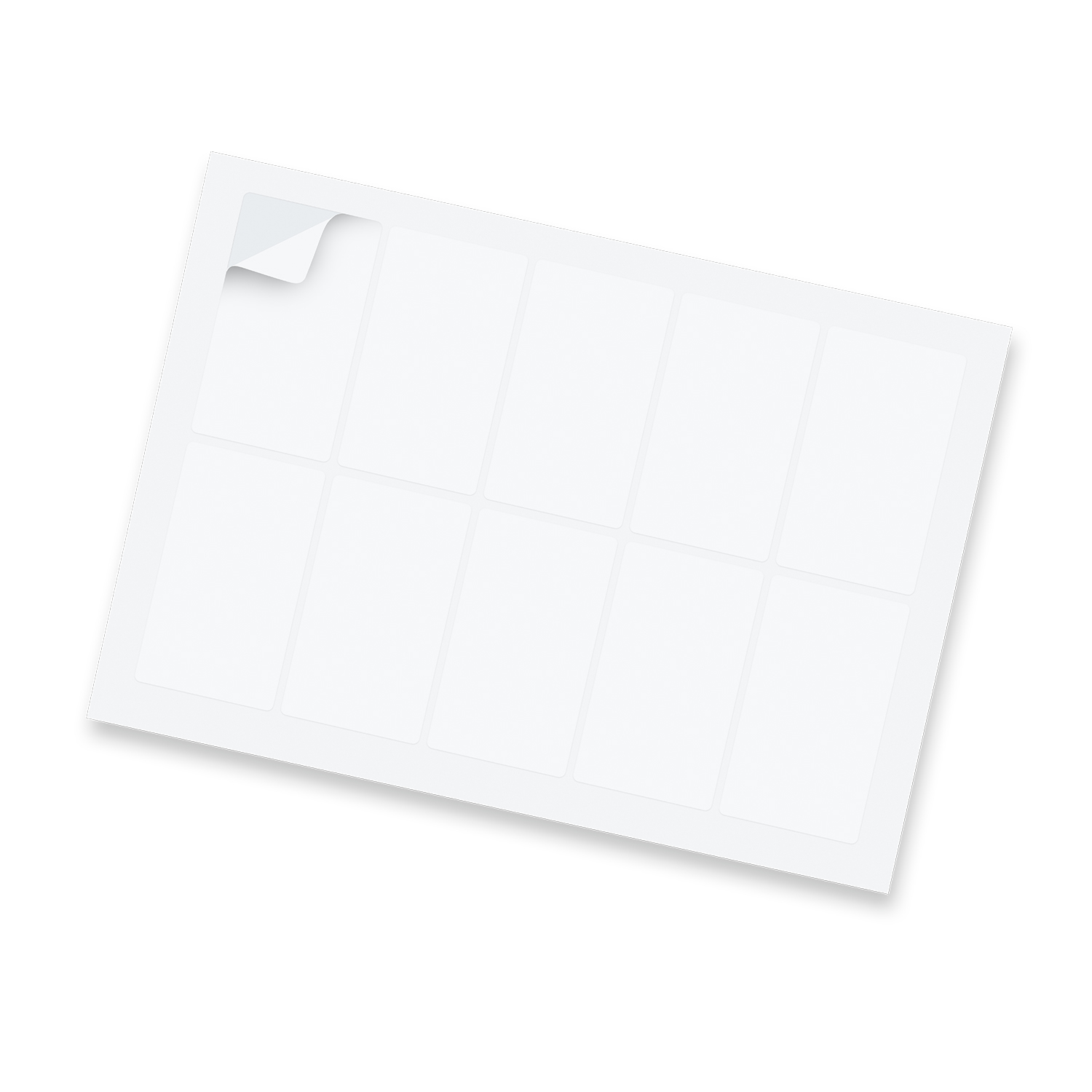 TRENDS | Sticker Sheet 88 x 50mm Rectangle - Gloss