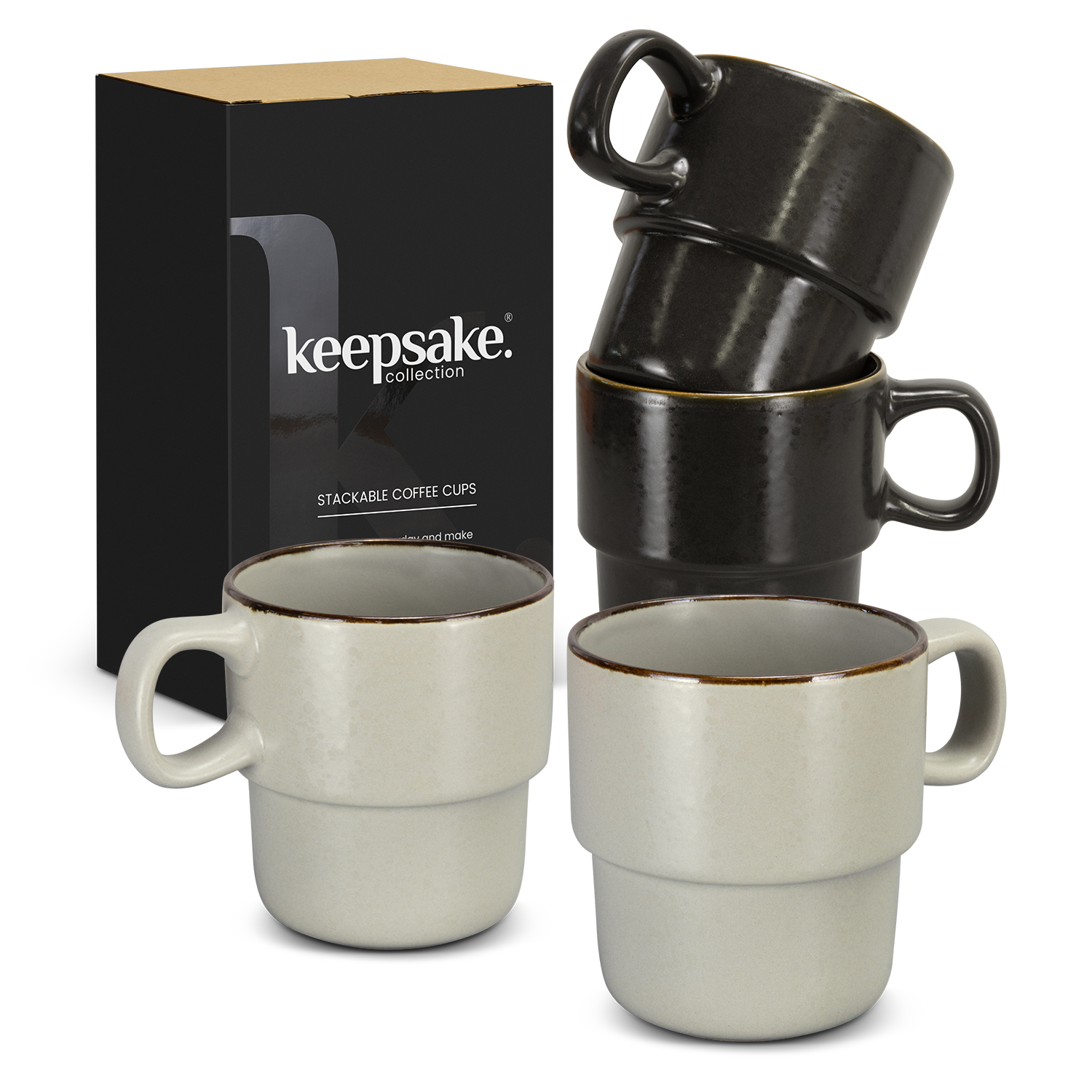 TRENDS | Keepsake Stackable Coffee Cup - Set of 2