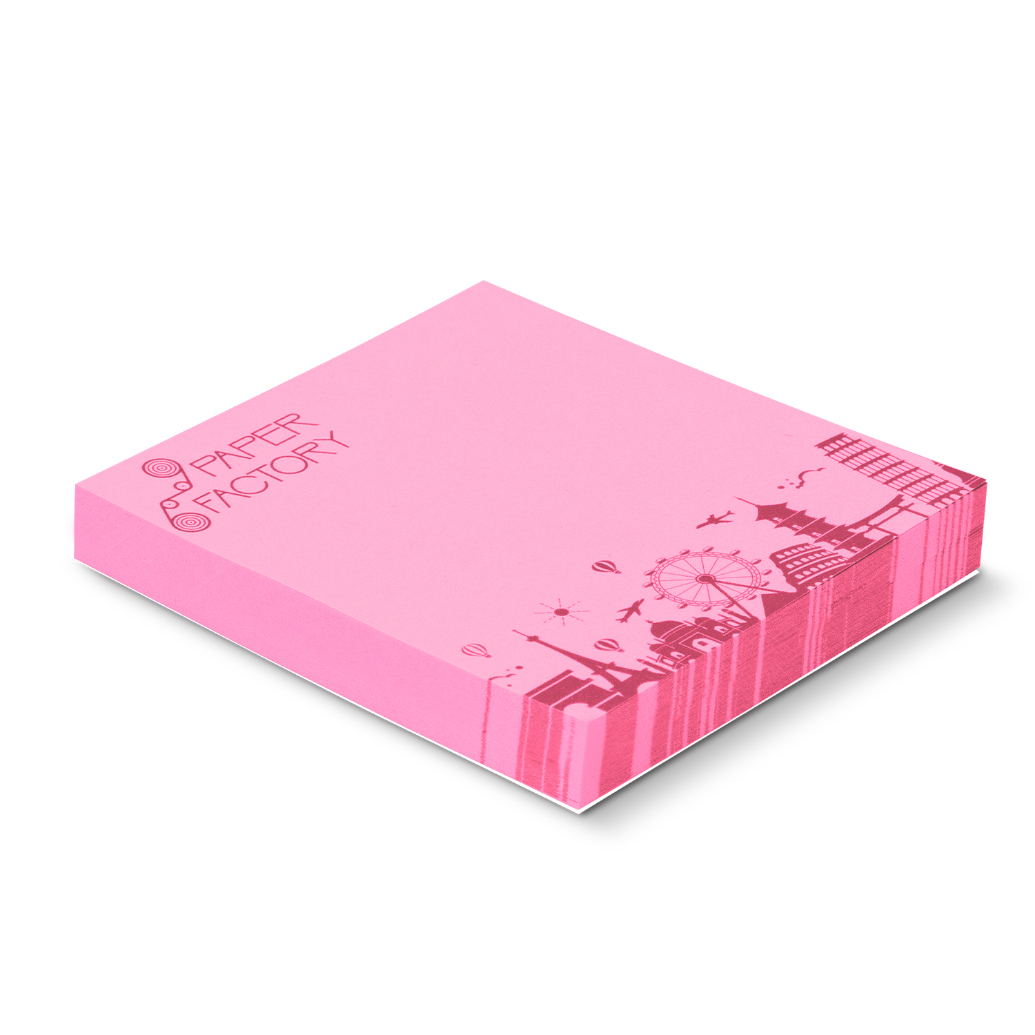 TRENDS | Coloured Sticky Pad 70 x 75mm - 100 Sheets