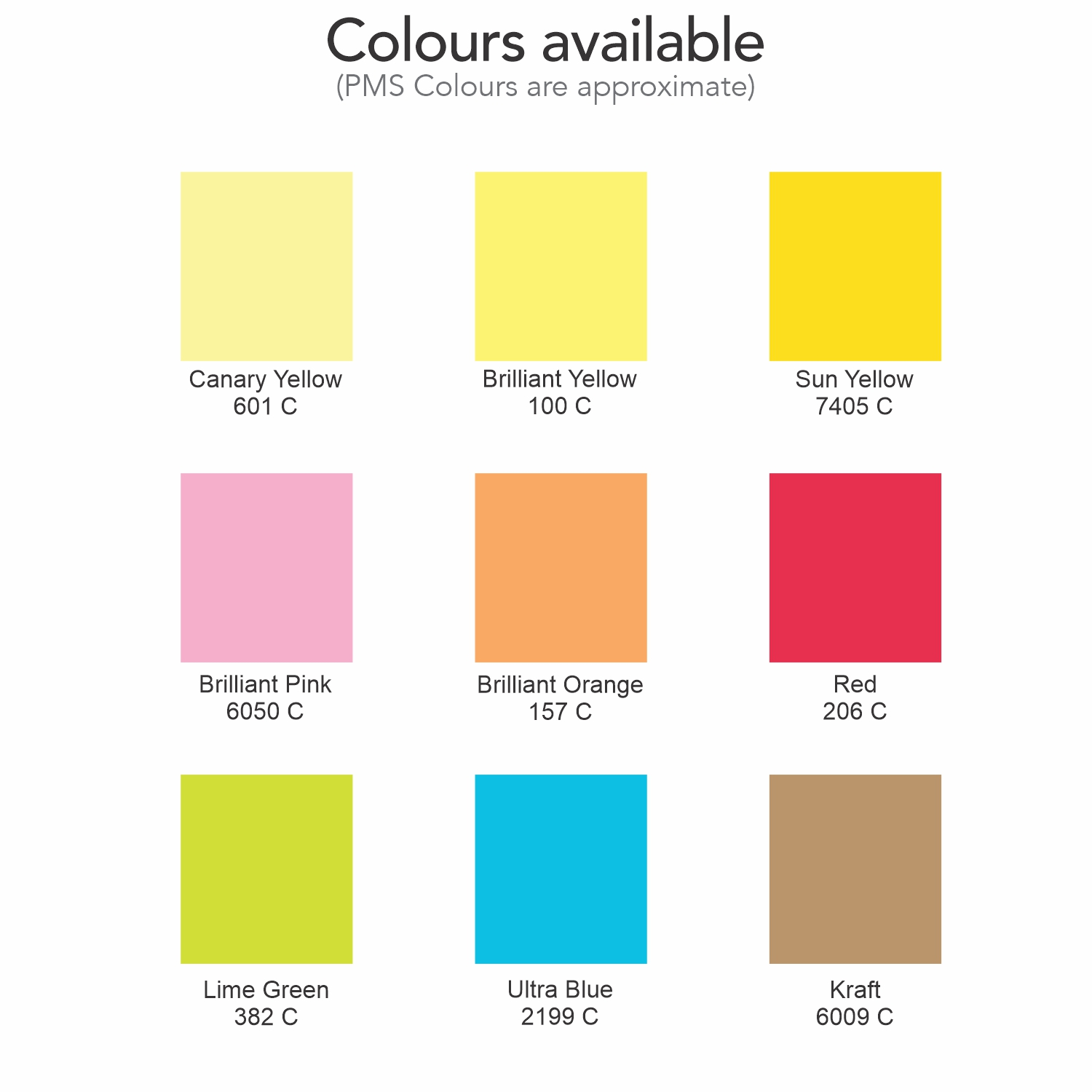TRENDS | Coloured Sticky Pad 70 x 75mm - 100 Sheets