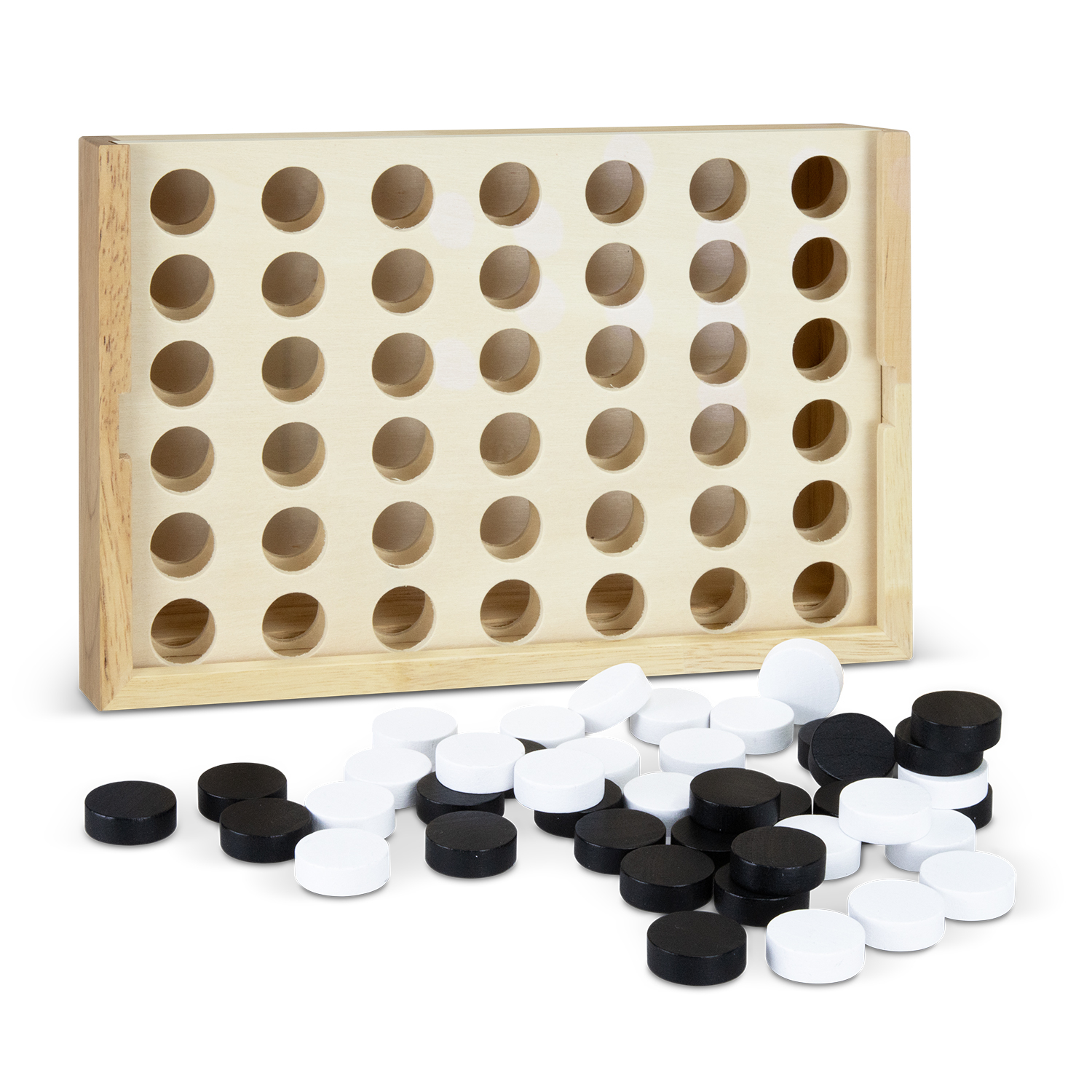 TRENDS | NATURA Quattro Wooden Four-in-a-Row Game